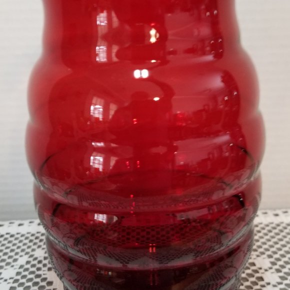 Anchor Hocking | Accents | Vintage Anchor Hocking Royal Ruby Red Whirly ...